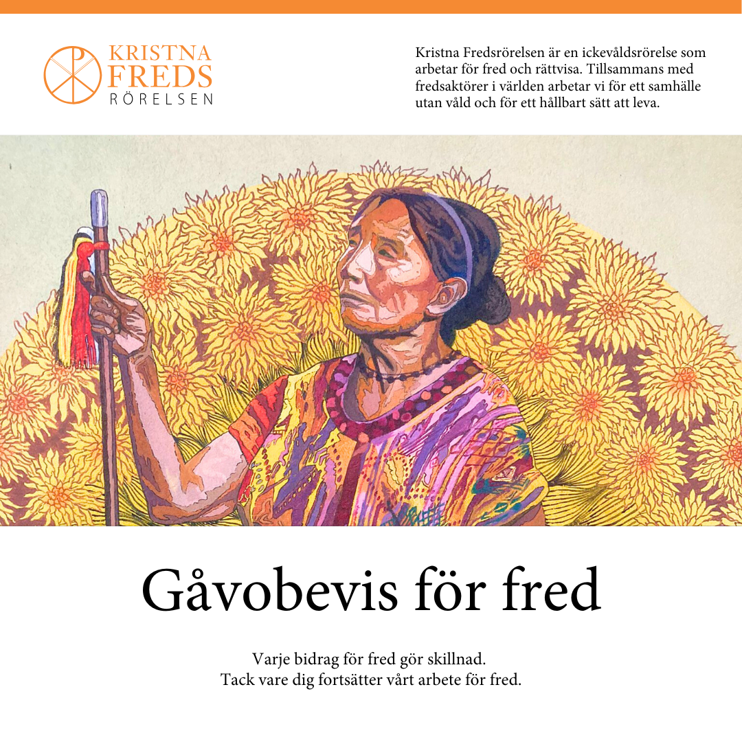 Ge bort ett gåvokort - Kristna Fredsrörelsen